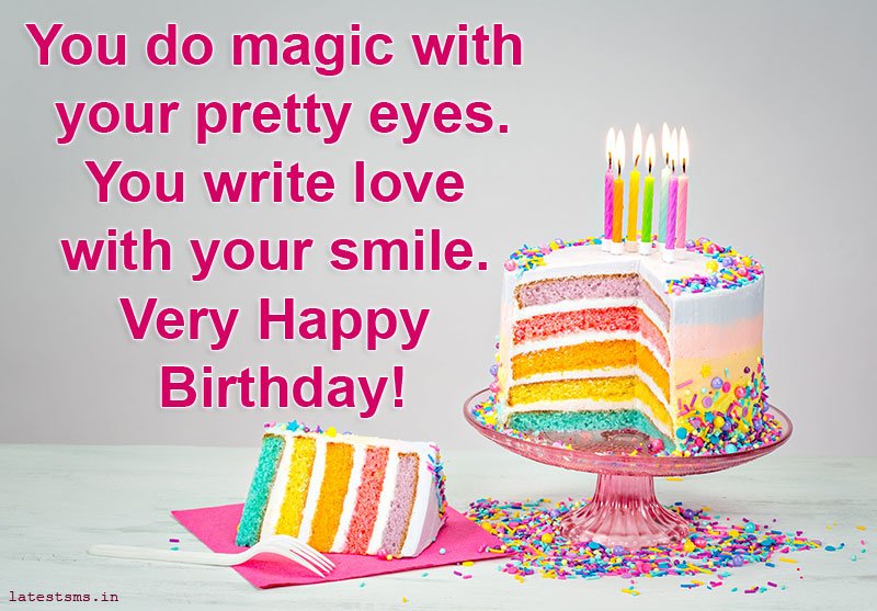 Birthday SMS For Girlfriend Cute Birthday Wishes For Girlfriend With 